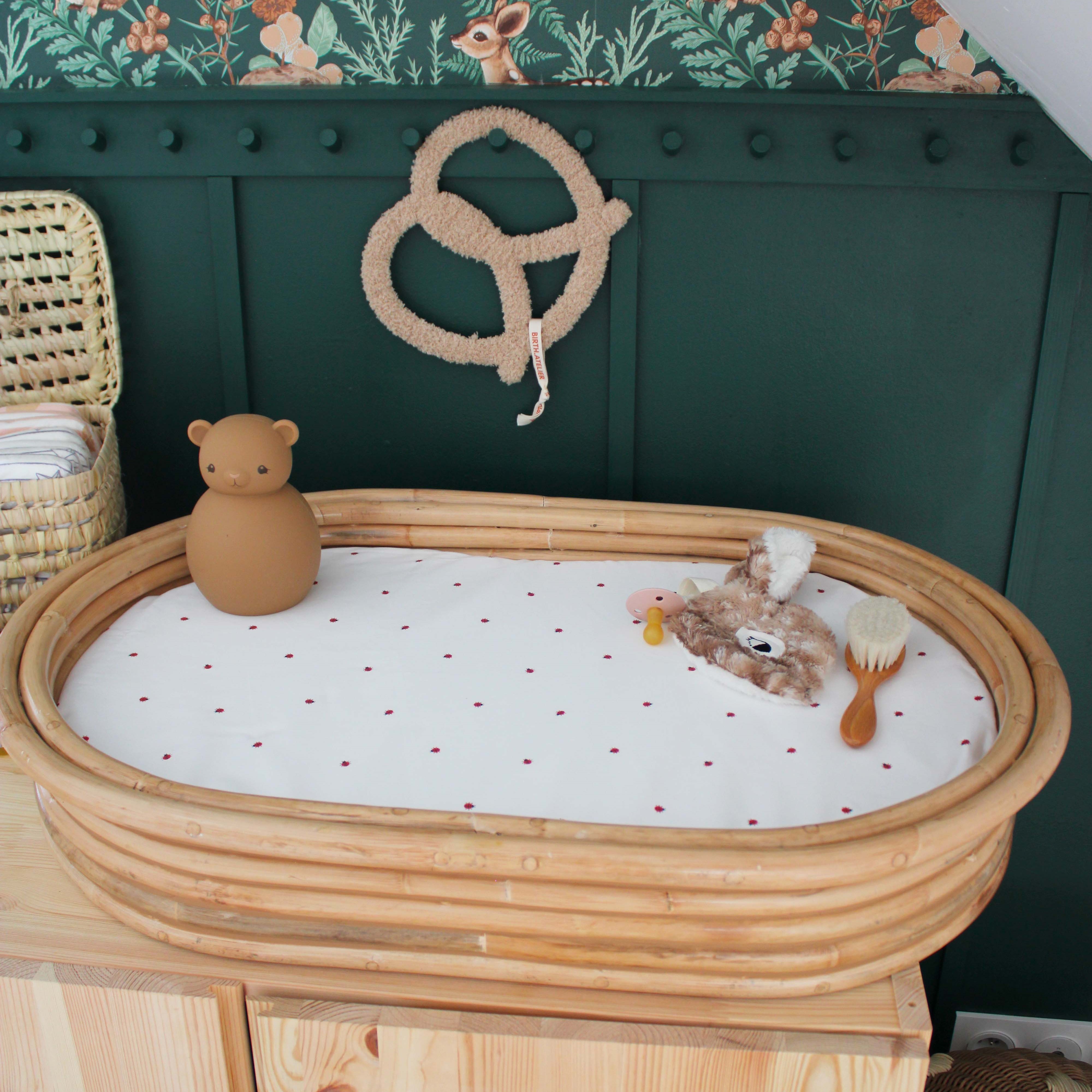 Panier à langer en rotin